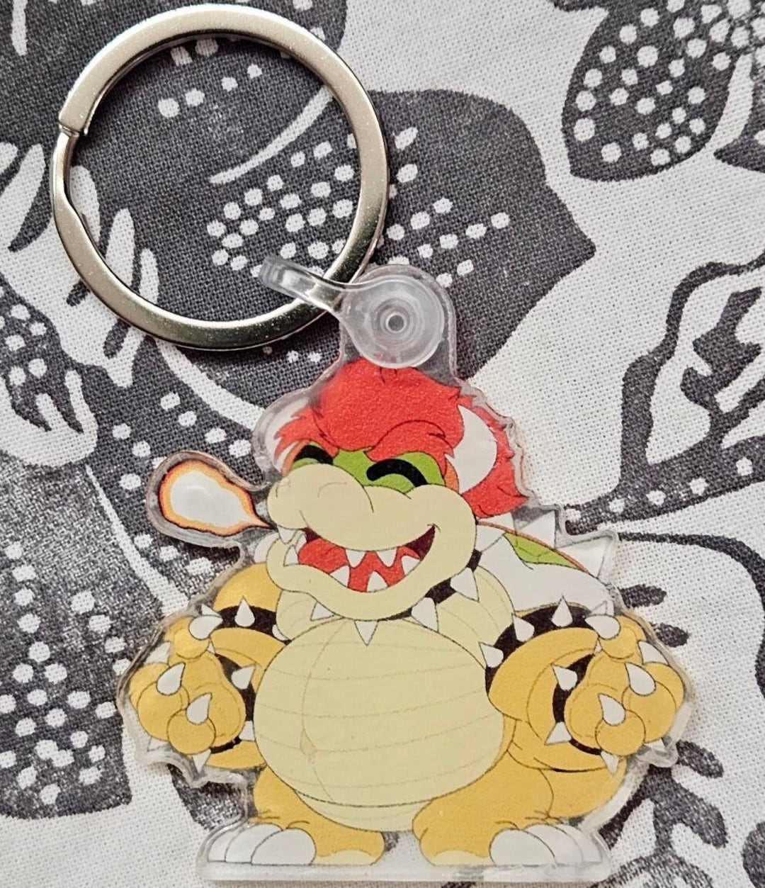 Keychain: Bowser Koopa - Etsy