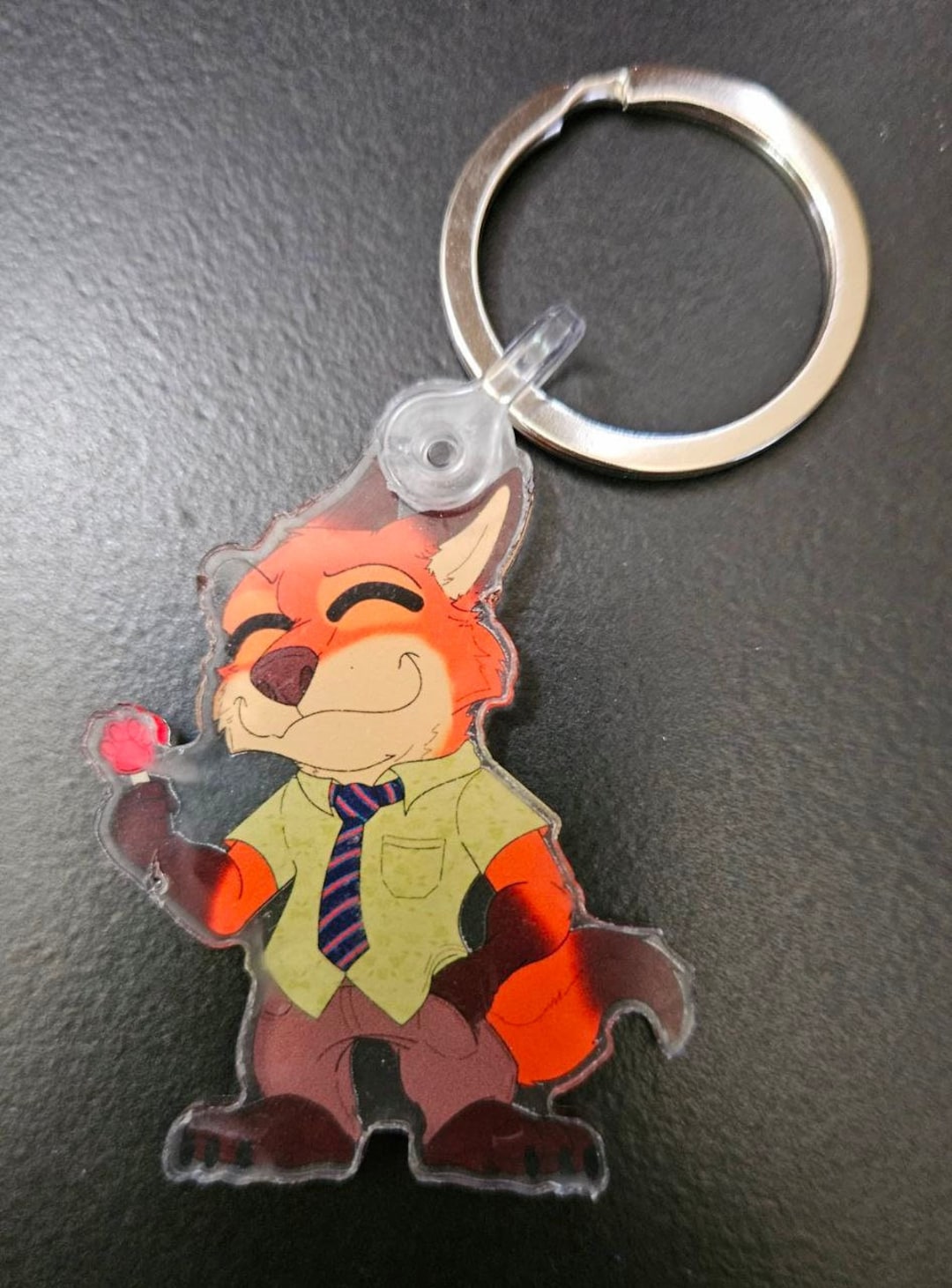 Keychain: Nick Wilde - Etsy