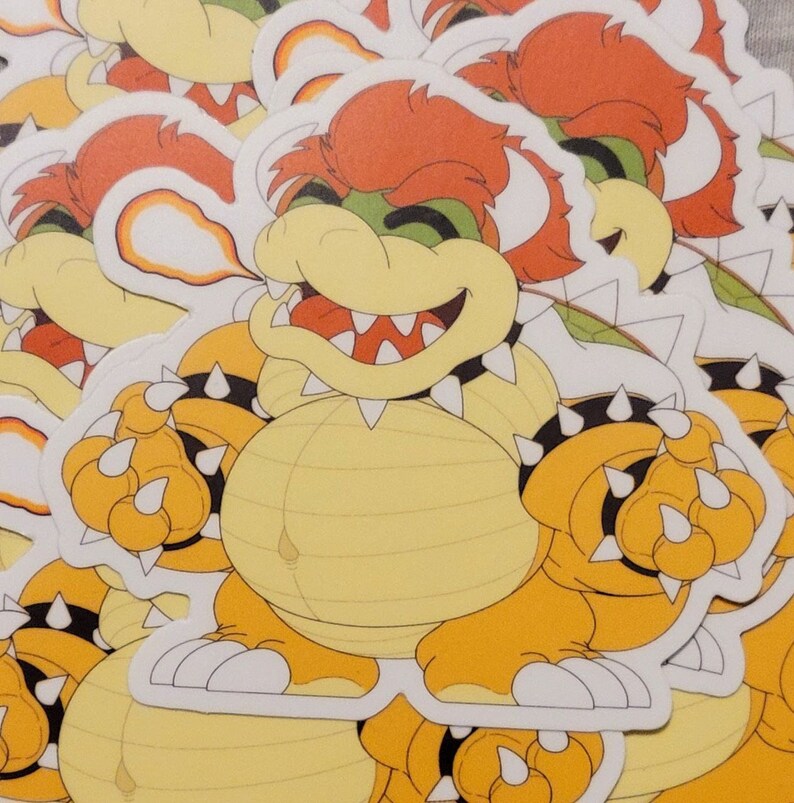 Sticker: Bowser - Etsy