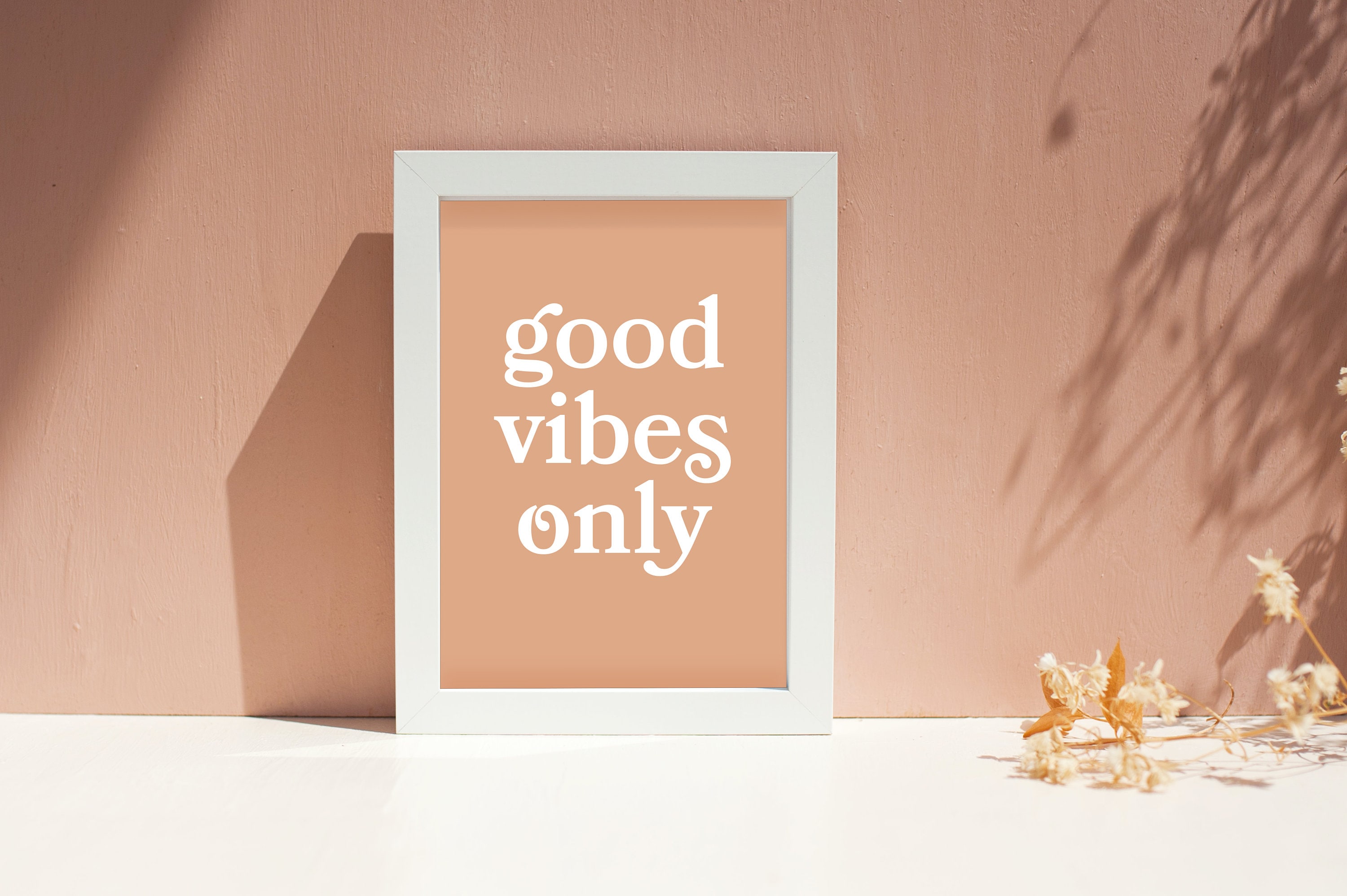 Good Vibes Only Printable Art Good Vibes Only Wall Art Boho Wall Art ...