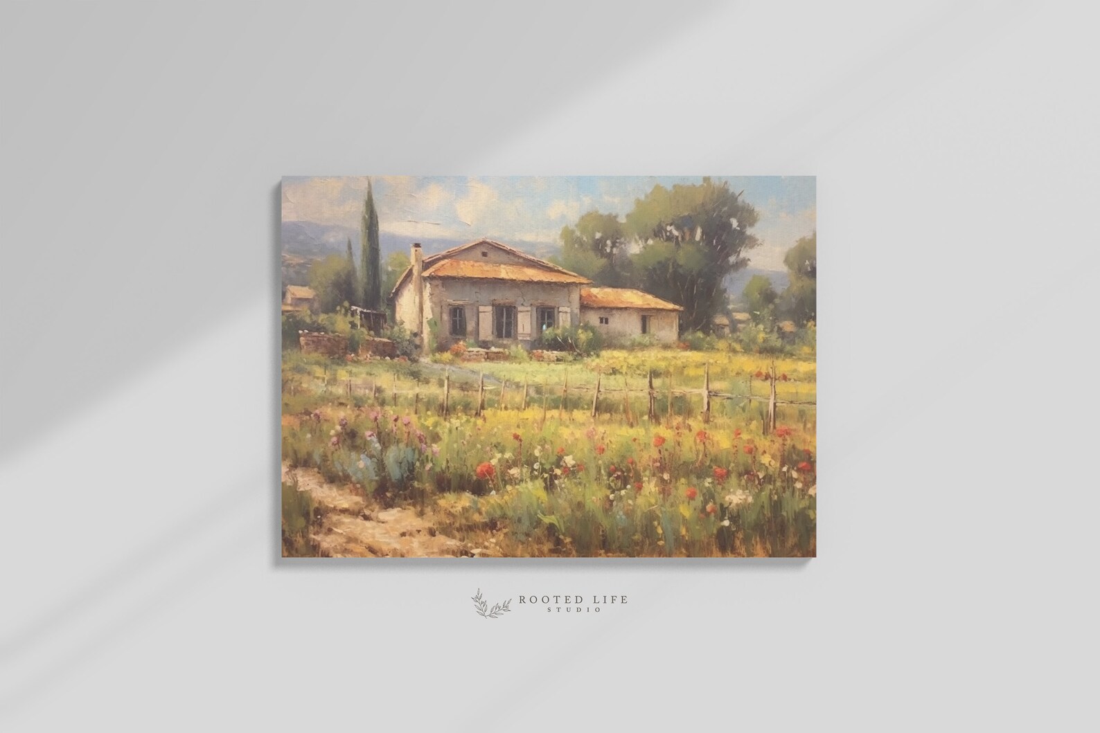 Vintage French Countryside | Farm House Wall Art | Country Farmhouse ...