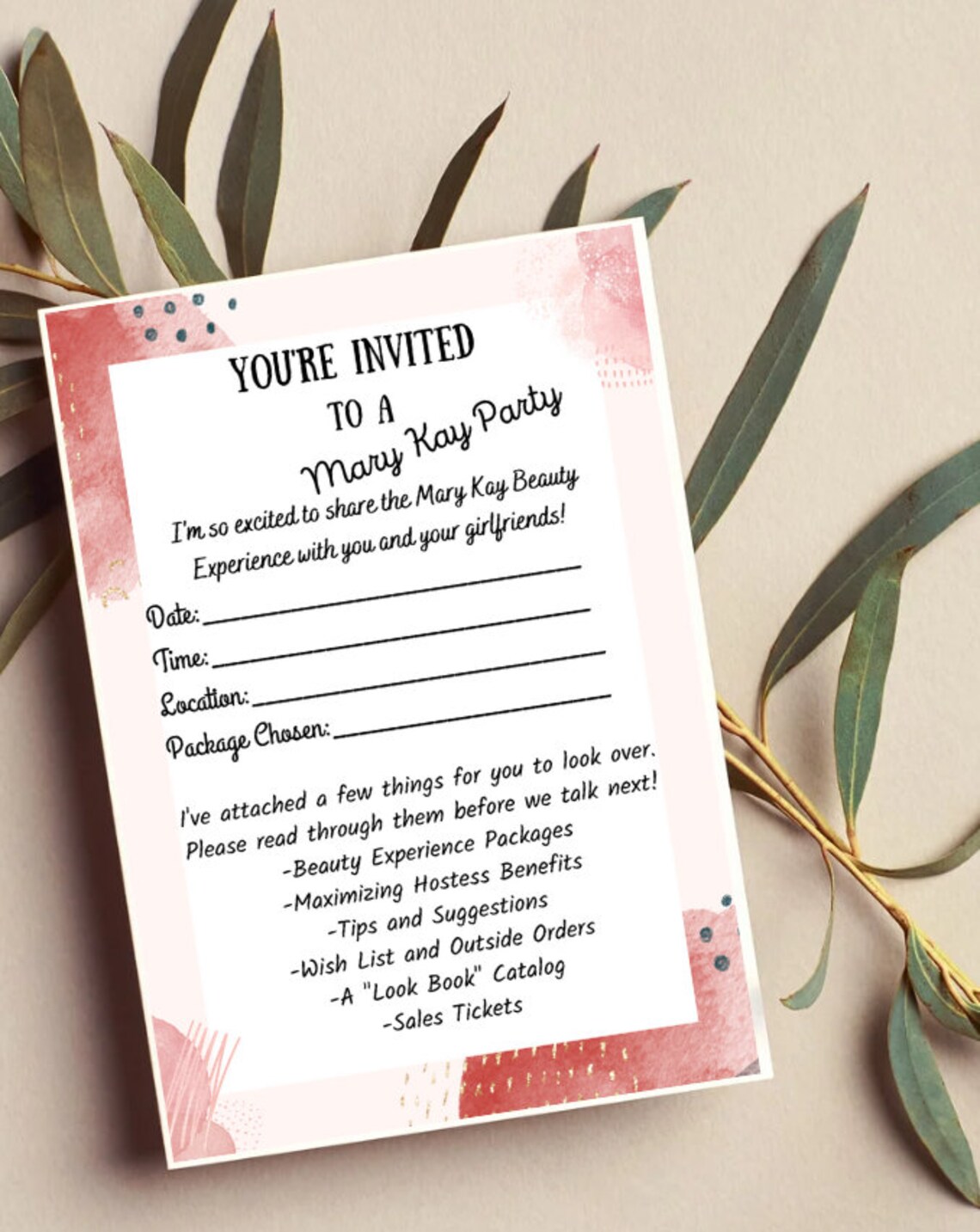 Mary Kay Hostess Packet - Etsy