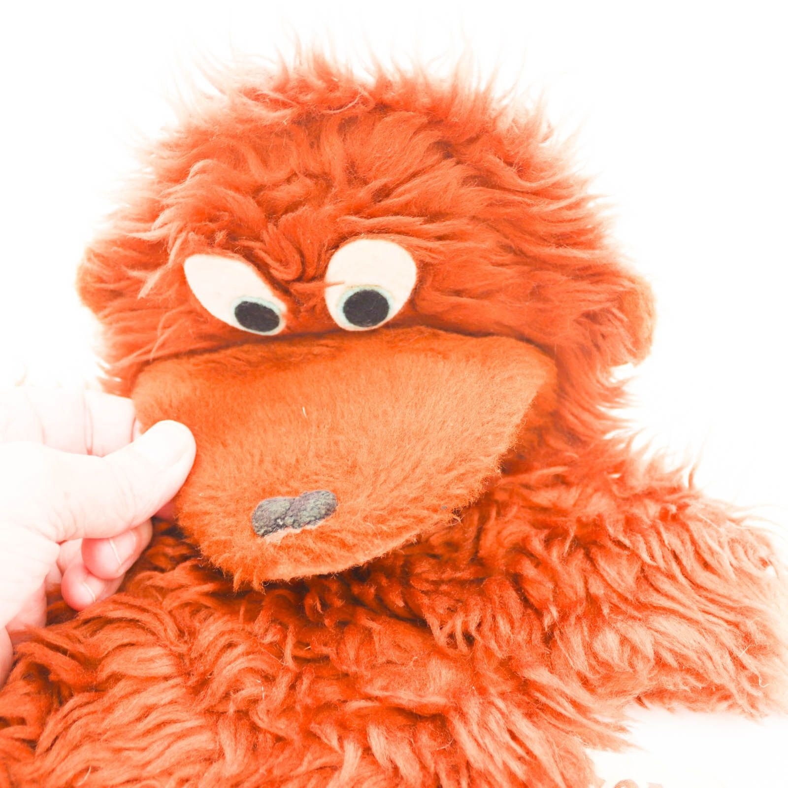 Vintage Gonga Puppet, 1977 Russ Berrie 1867, Brown Gorilla Monkey Hand ...