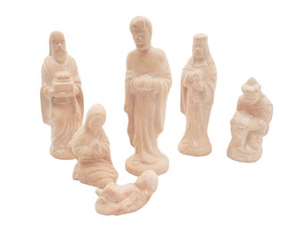 Terracotta Nativity - Etsy