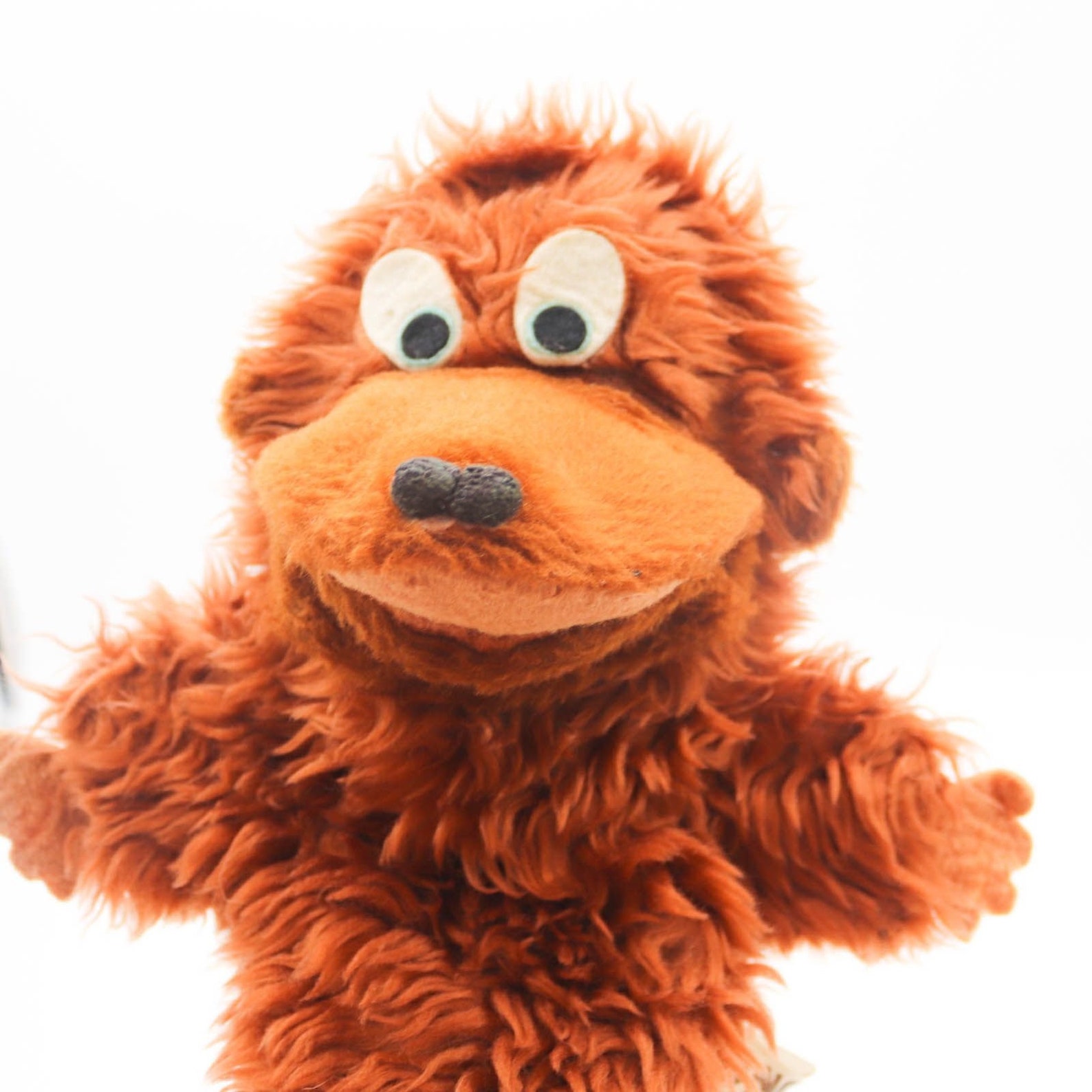 Vintage Gonga Puppet, 1977 Russ Berrie 1867, Brown Gorilla Monkey Hand ...