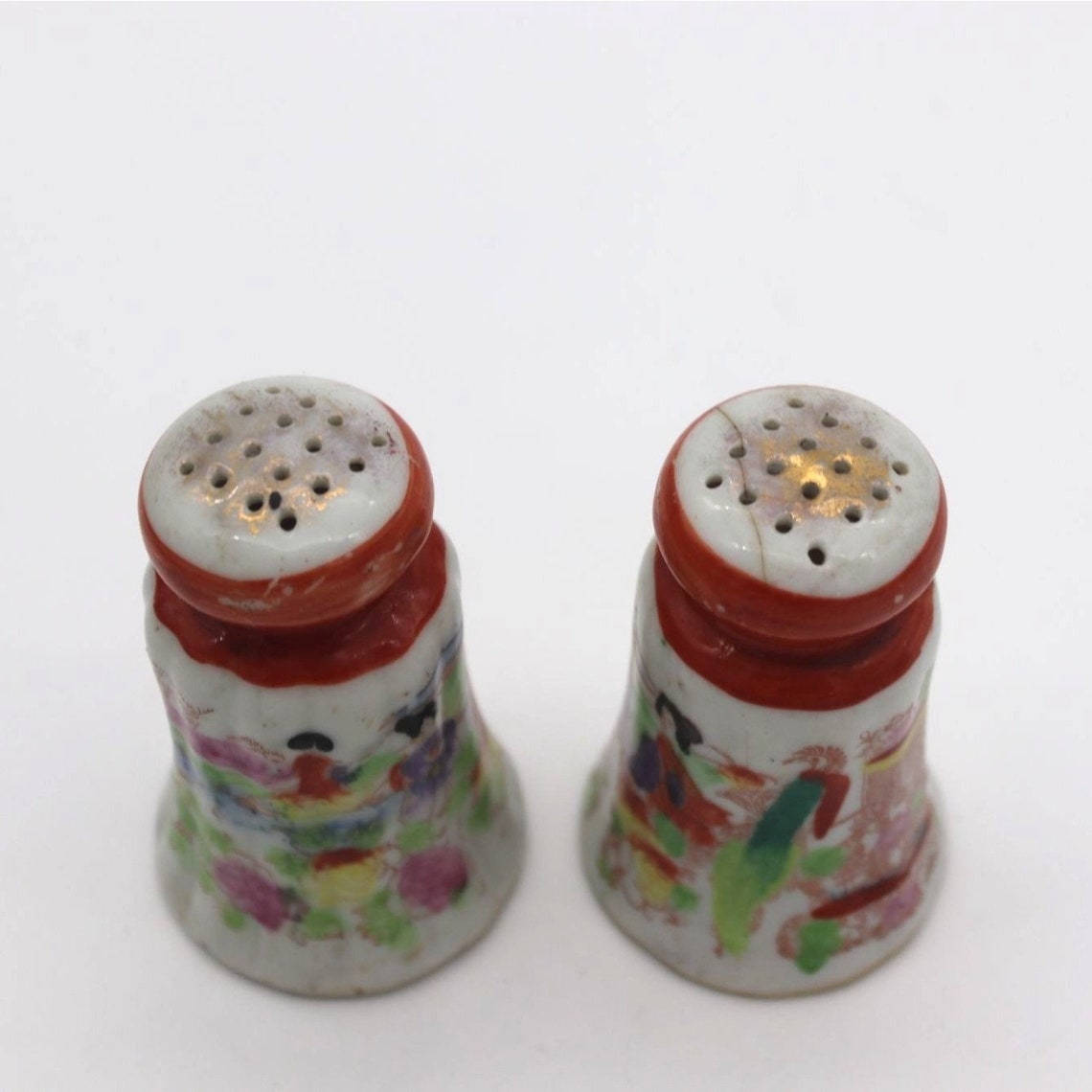 Vintage Porcelain Japanese Salt Shakers. Asian Salt and Pepper - Etsy