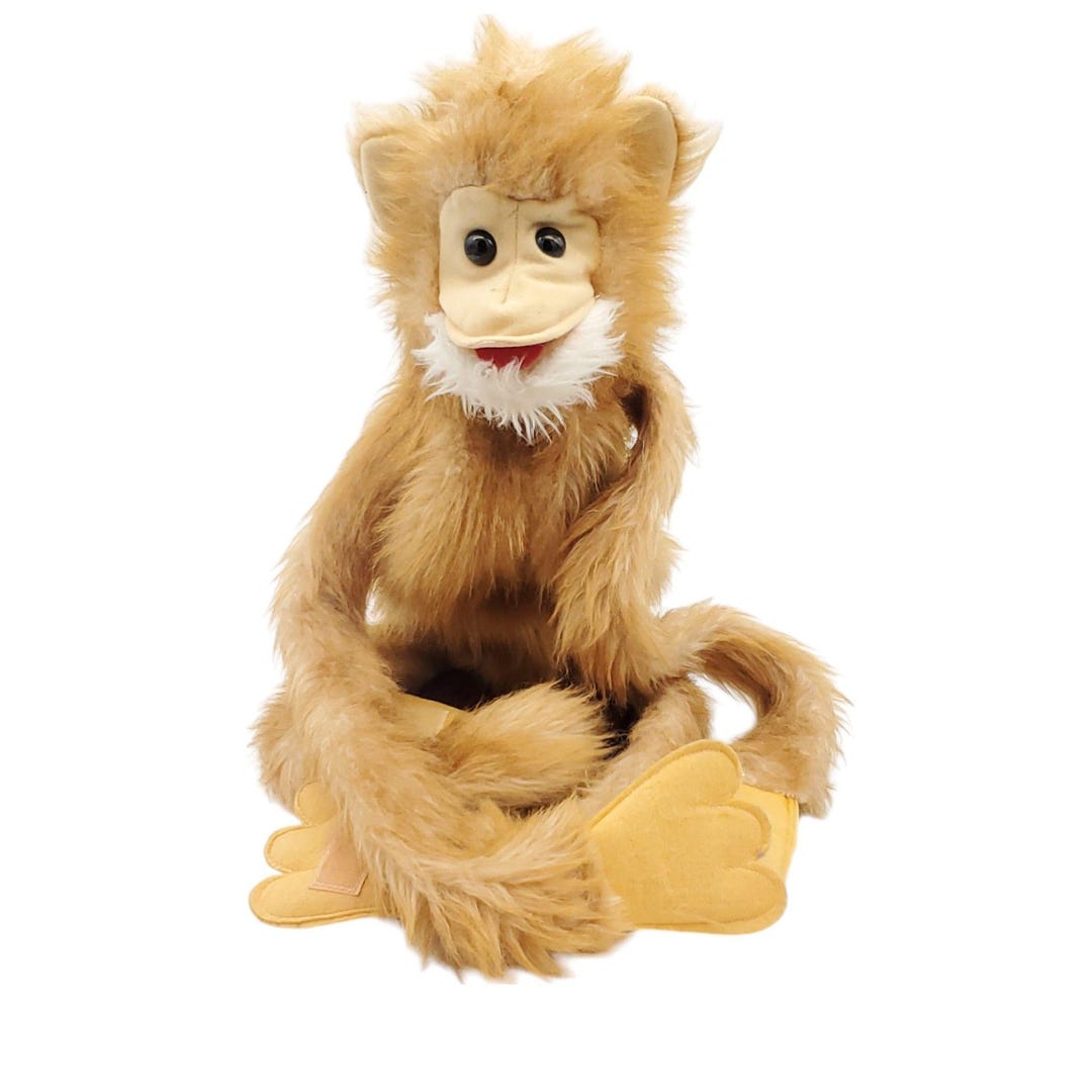 Vintage 1981 Orangutan Plush Hand Puppet 30 Long With Velcro Feet ...