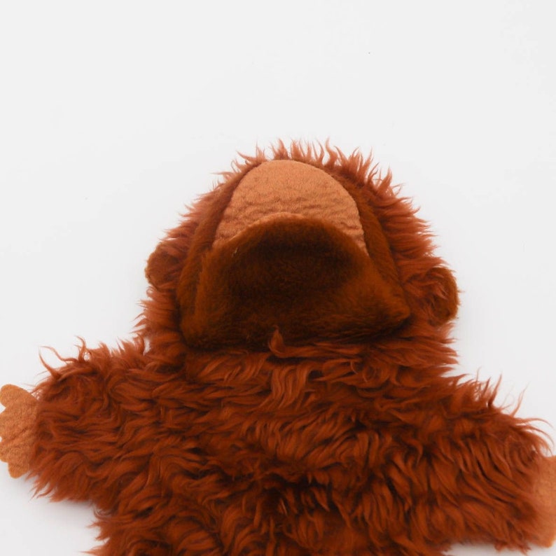 Vintage Gonga Puppet, 1977 Russ Berrie 1867, Brown Gorilla Monkey Hand ...