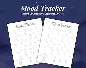 Moon Mood Tracker - Etsy