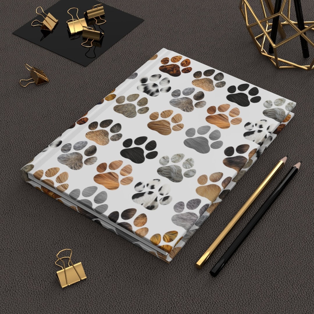 Journal Dog Paw Prints - Etsy