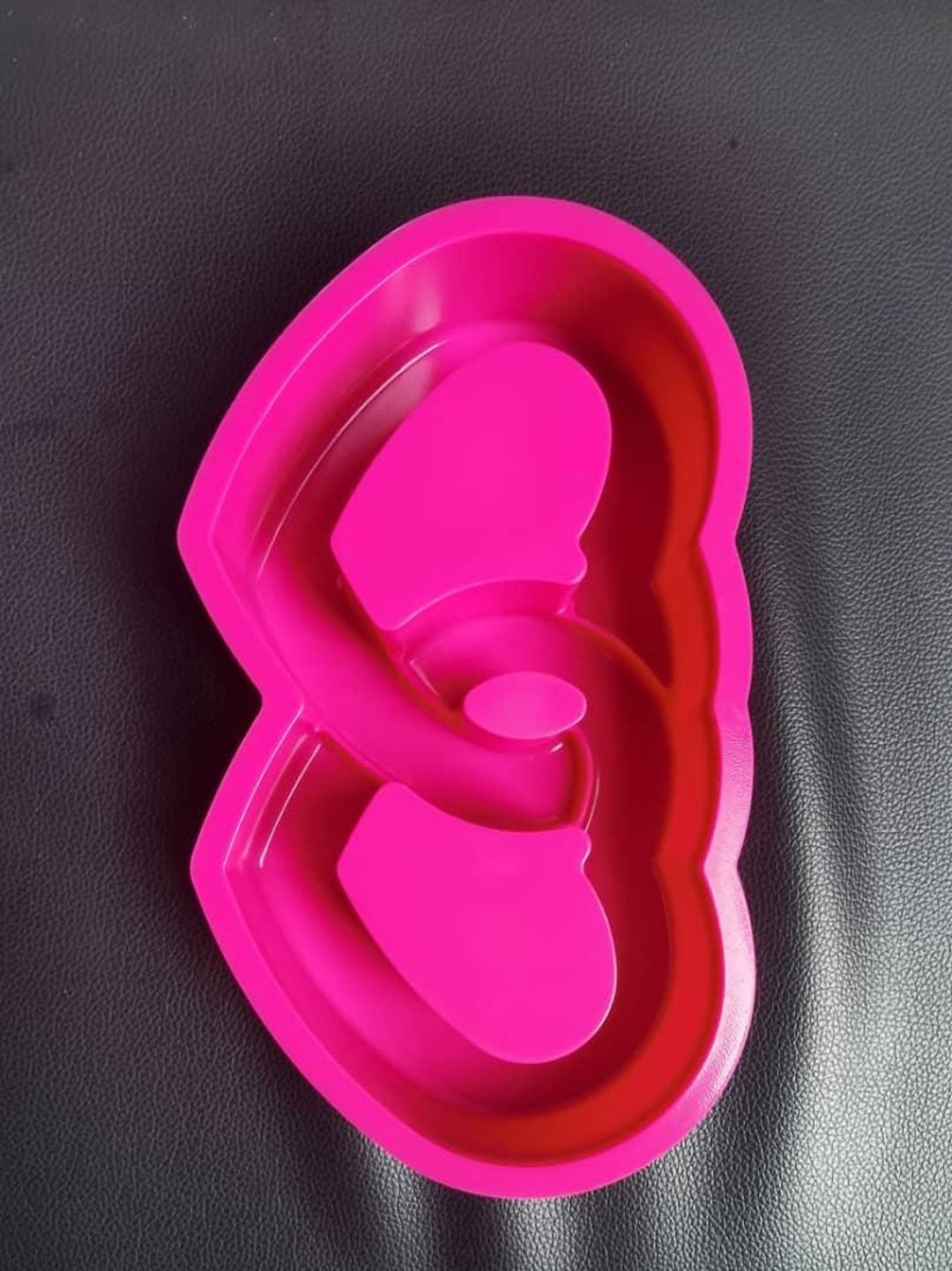 12 Inch Mega Double Pink Heart Mold - Etsy