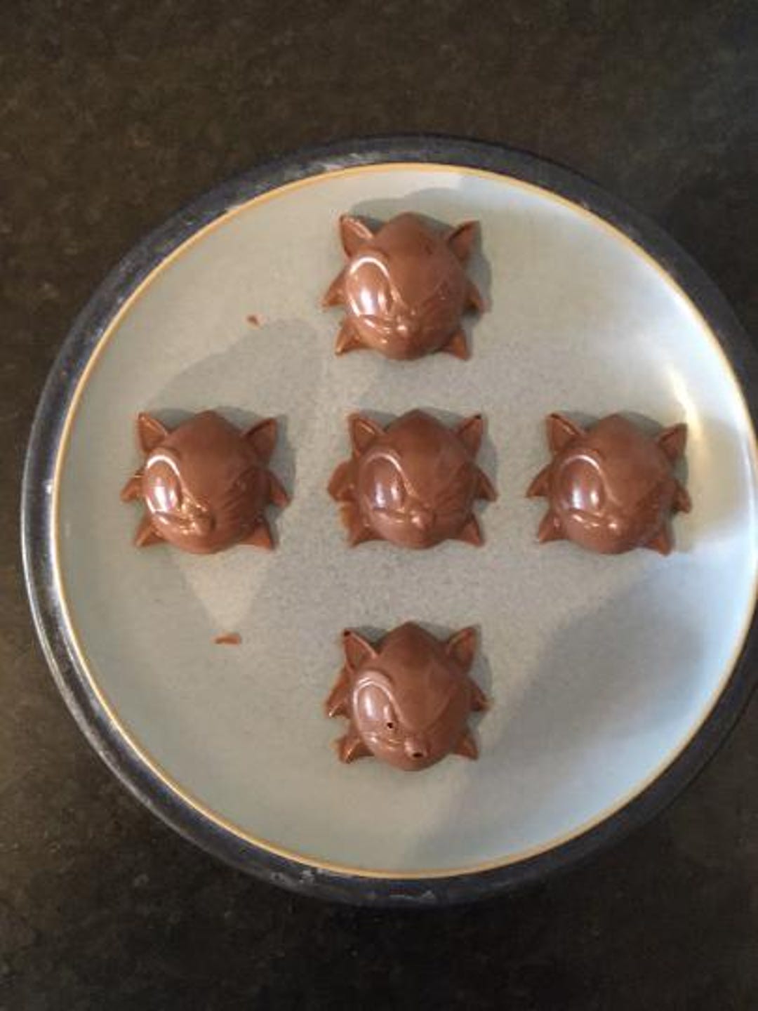 Sonic. Blue Hedgehog Silicone Mold for Chocolates, Resins, Soaps. Ships ...