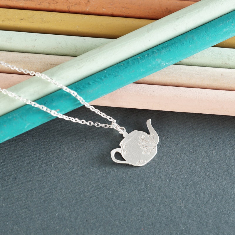 Teapot Necklace - Etsy