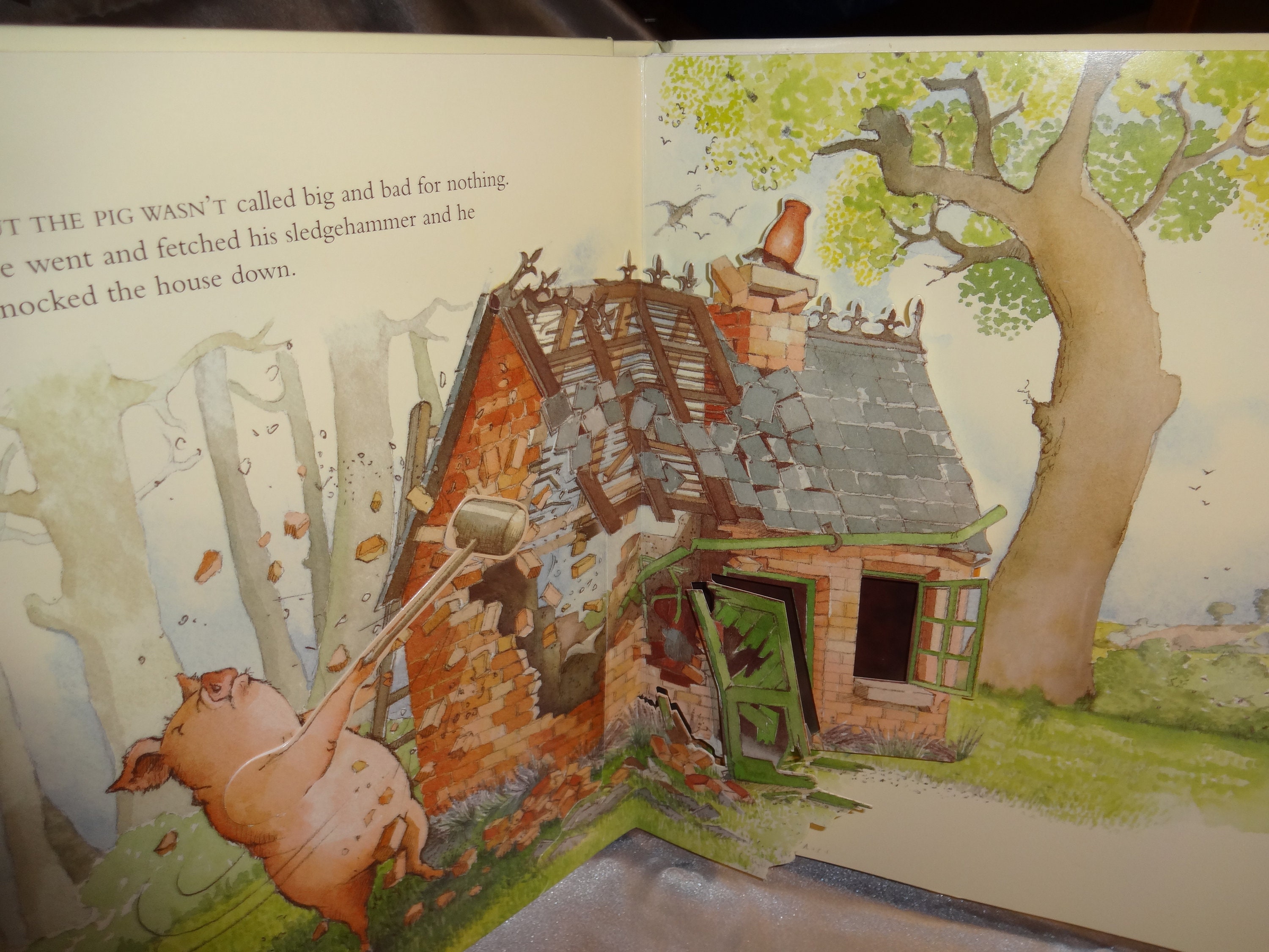 Three Little Wolves (the) and the Big Bad Pig, A Pop-up Story Book, by ...