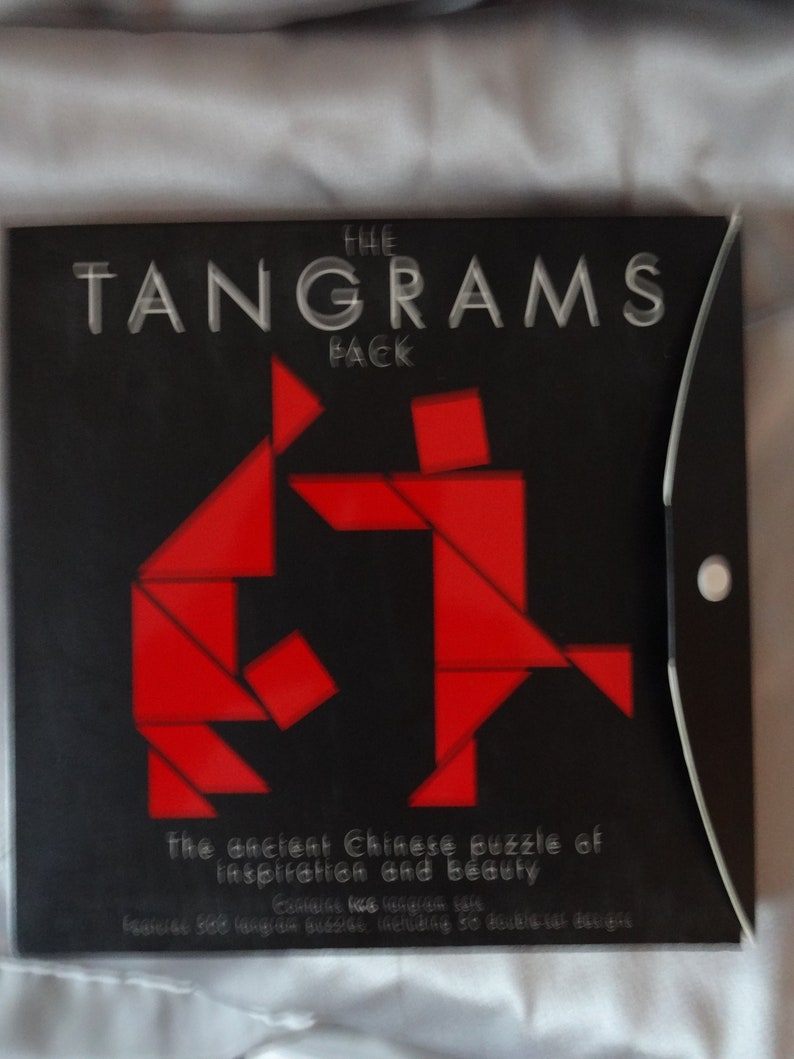 The Tangrams Pack, the Ancient Chinese Puzzle - Etsy