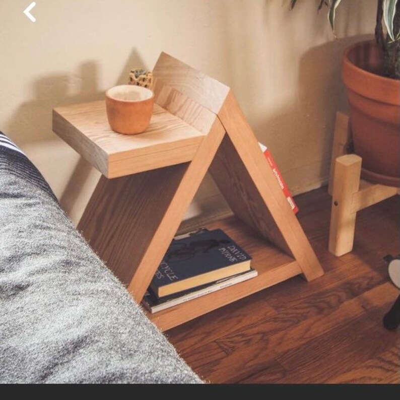 Handmade Customs Triangular Nightstand - Etsy