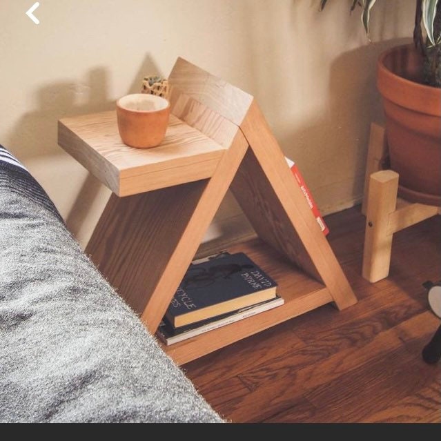 Handmade Customs Triangular Nightstand - Etsy