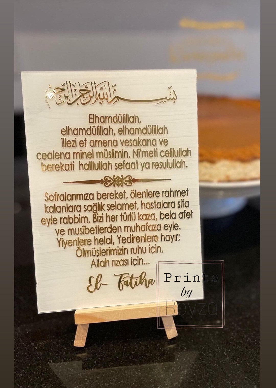 Sofra Duası Display Yemek Dua Table Decoration Islamic - Etsy