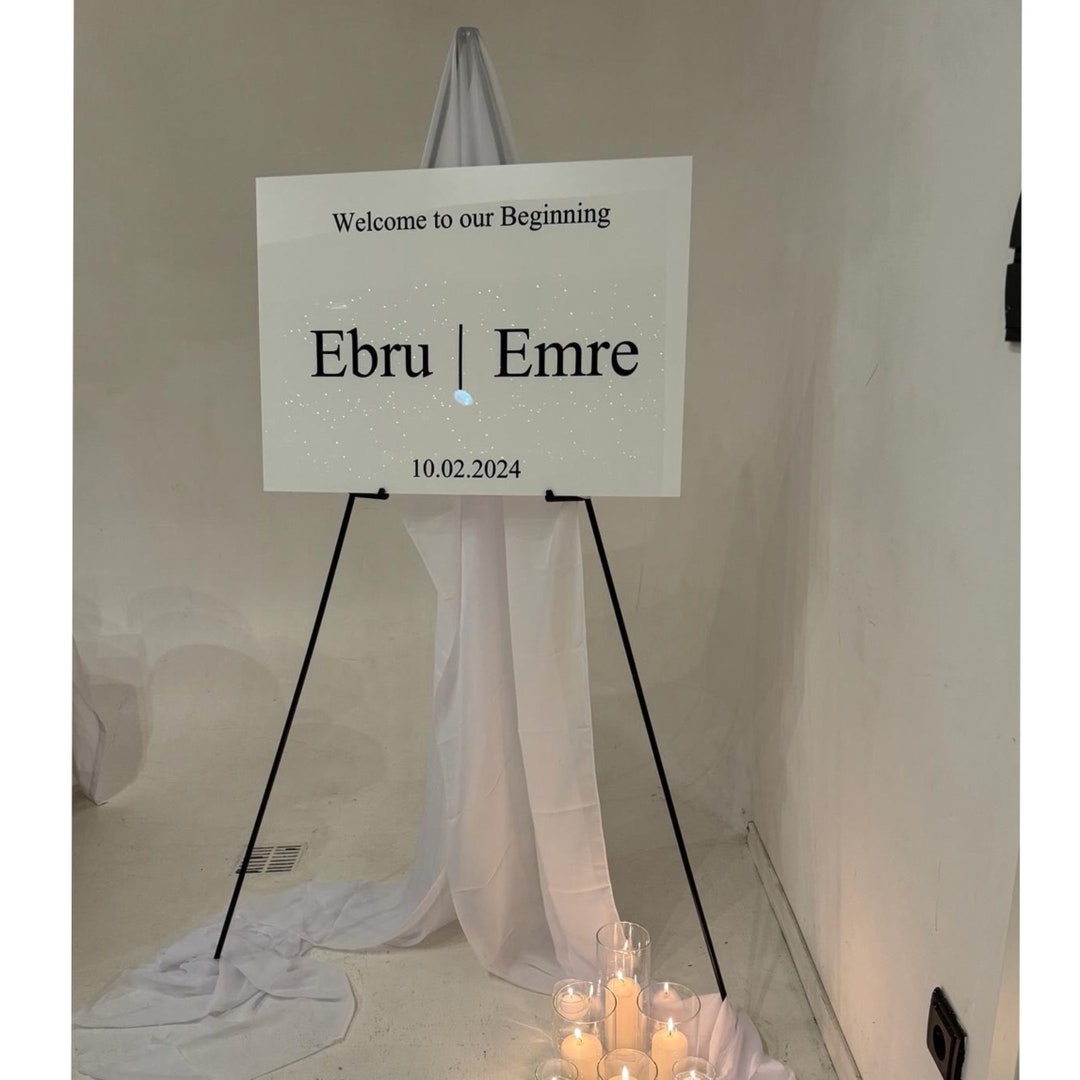 Tableau de réception Panneau de bienvenue Tableau noir pour chaque ...