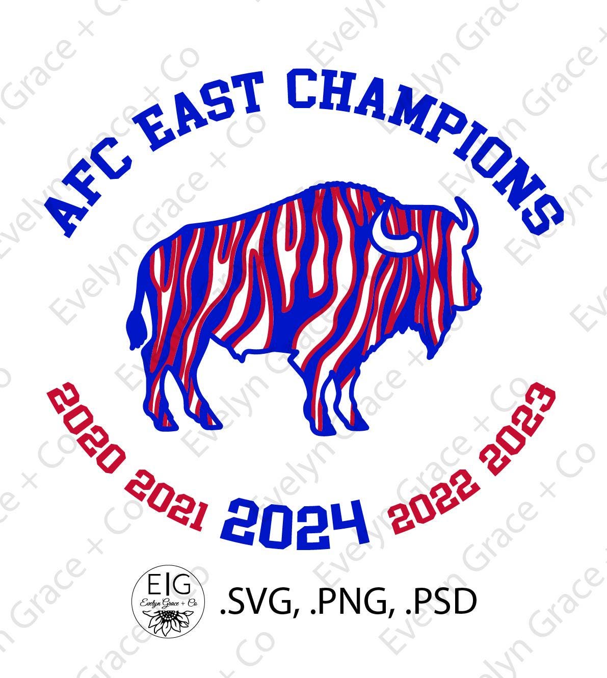 AFC East Champions .svg, .png, .psd, Cricut or Silhouette Cut File ...