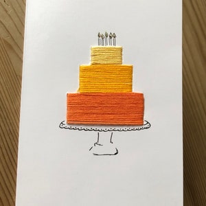 Handmade Birthday Card From Torn Edge by Sarahjane Creates - Etsy