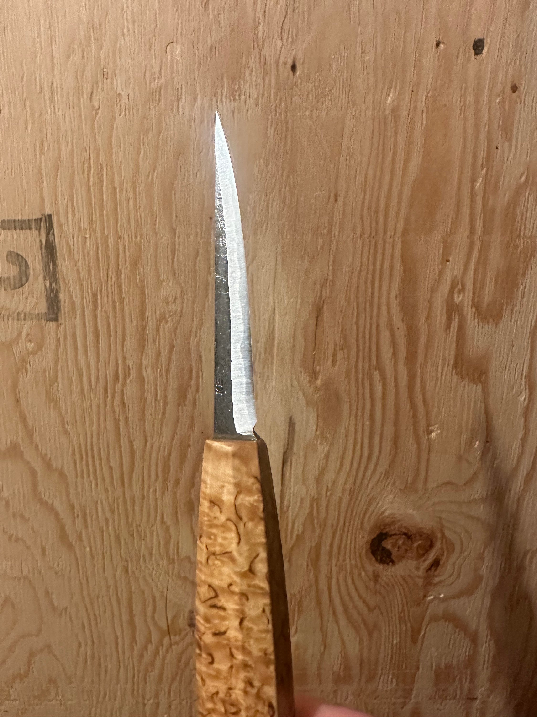 Kay Embretsen Sloyd Carving Knife. Laminated Steel Curly - Etsy