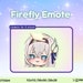 Firefly Emote Head Pat | Discord Twitch Cute Chibi Honkai Star Rail ...