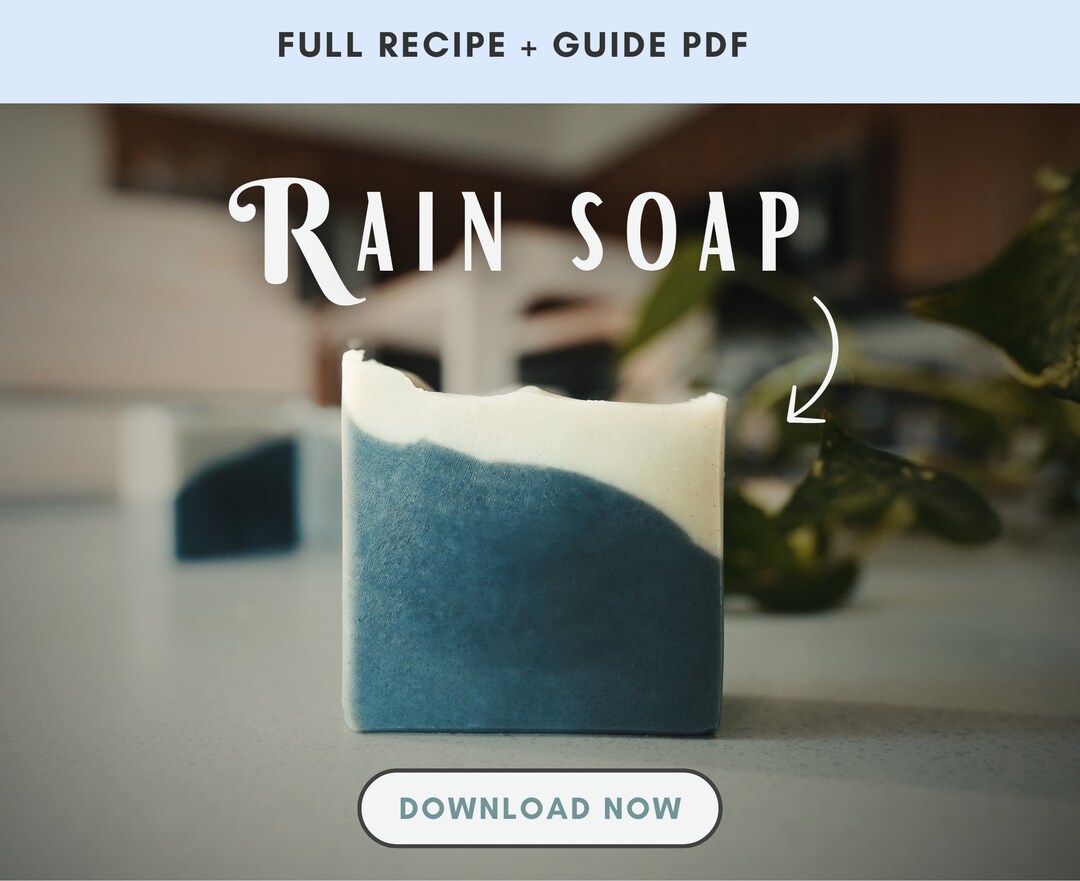 Natural RAIN Soap Recipe | Make Your Own Homemade Essential Oil Cold ...