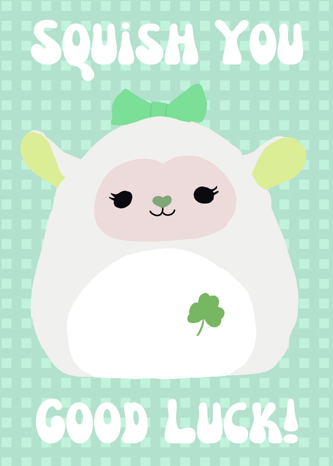 Printable Digital Download Squishmallow St.patrick's Day Prints - Etsy