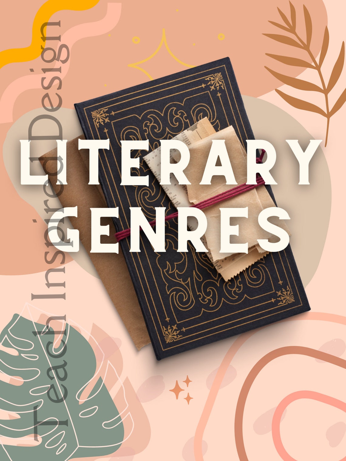 English Classroom Posters Literary Genres High School Middle School ...