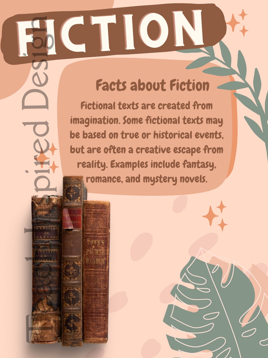 English Classroom Posters Literary Genres High School Middle School ...