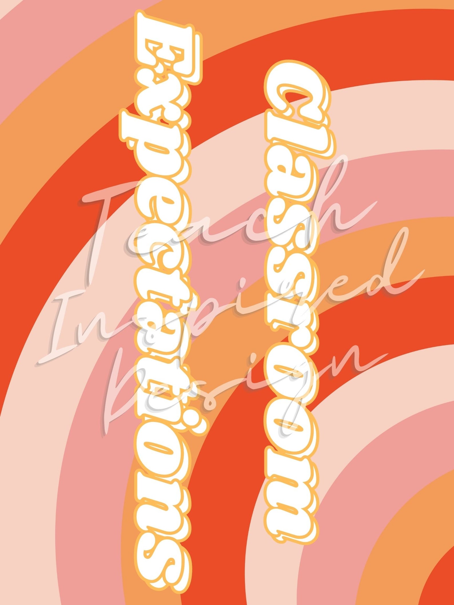 Editable Groovy Retro Aesthetic Classroom Poster Set of 12 INSTANT ...