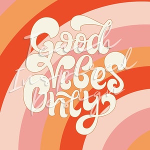 Editable Groovy Retro Aesthetic Classroom Poster Set of 12 INSTANT ...