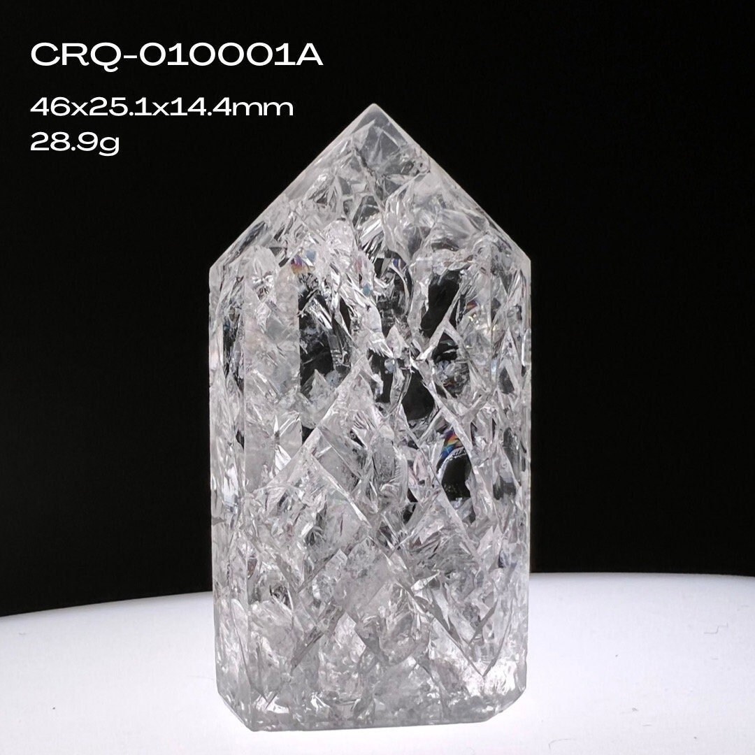Pick Your Own Crackle Quartz fire & Ice Quartz Point / Crackle Quartz ...