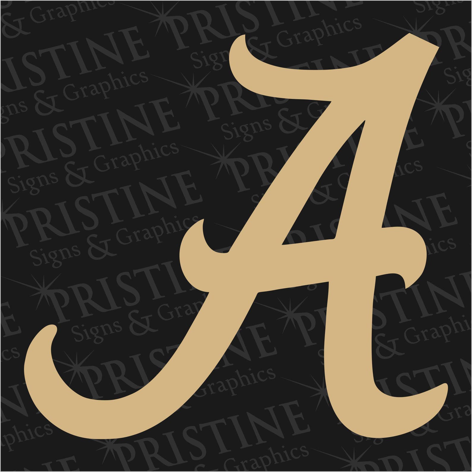 Alabama A Vinyl Decal - Etsy