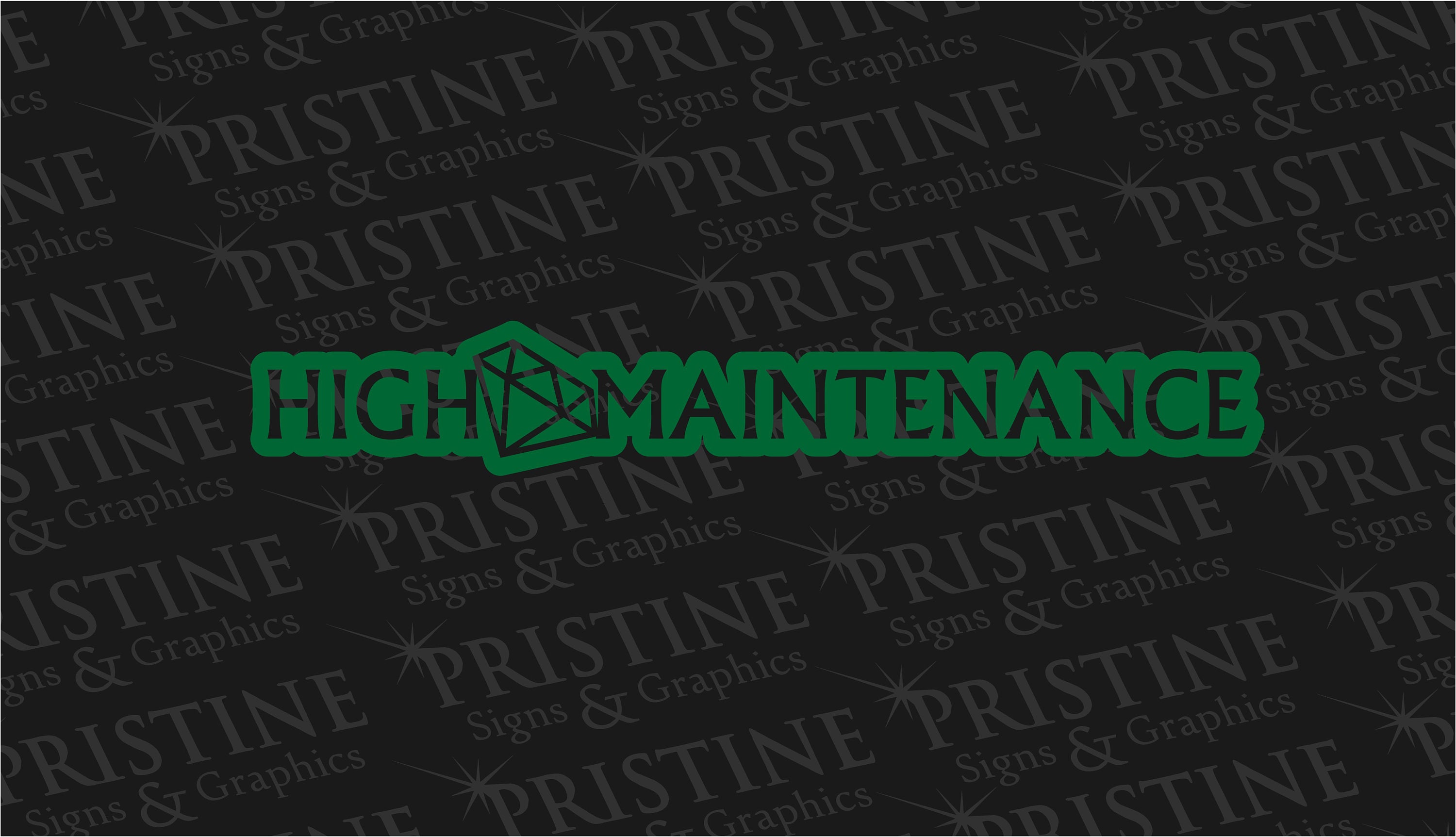 High Maintenance Decal - Etsy