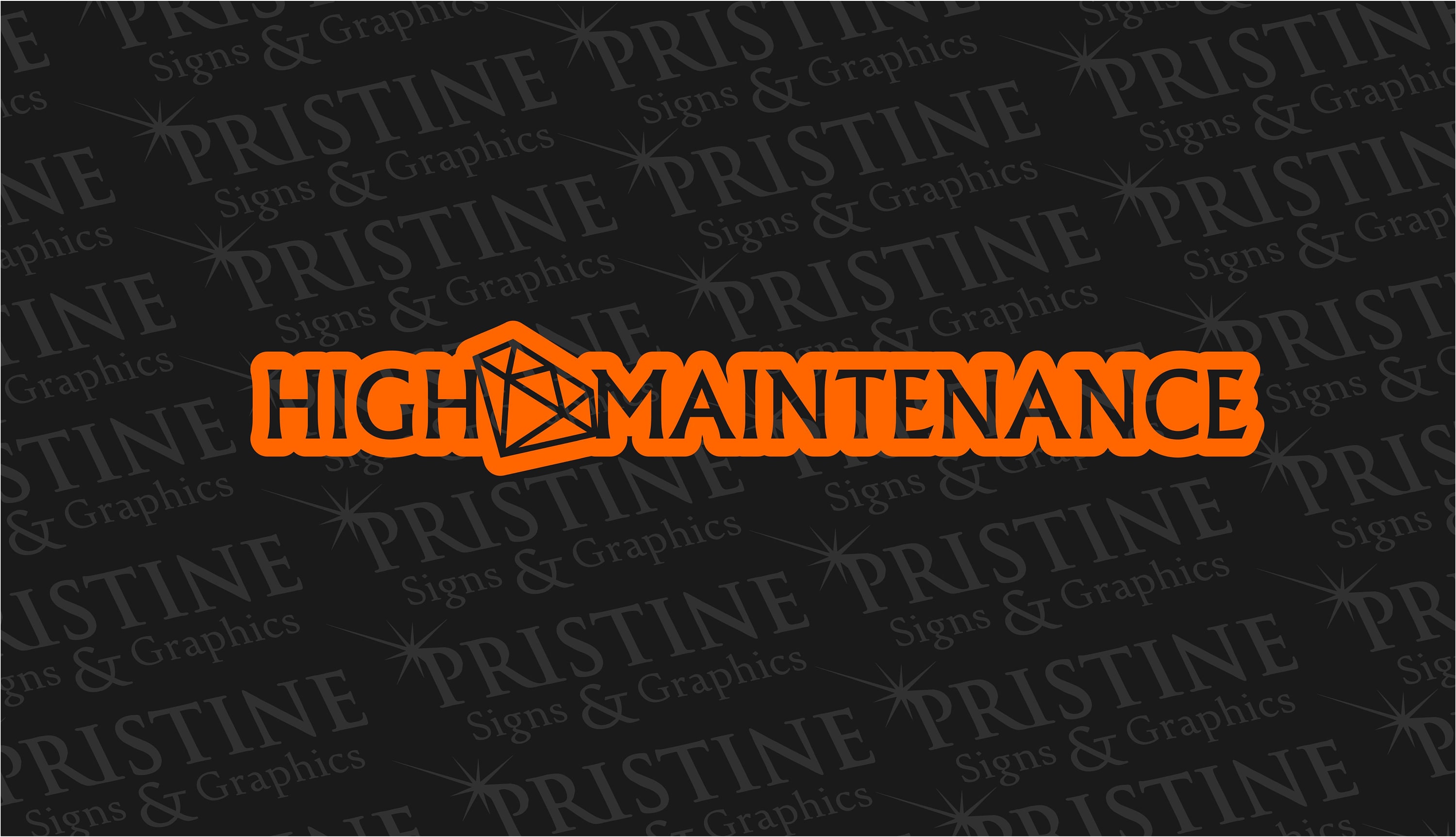 High Maintenance Decal - Etsy