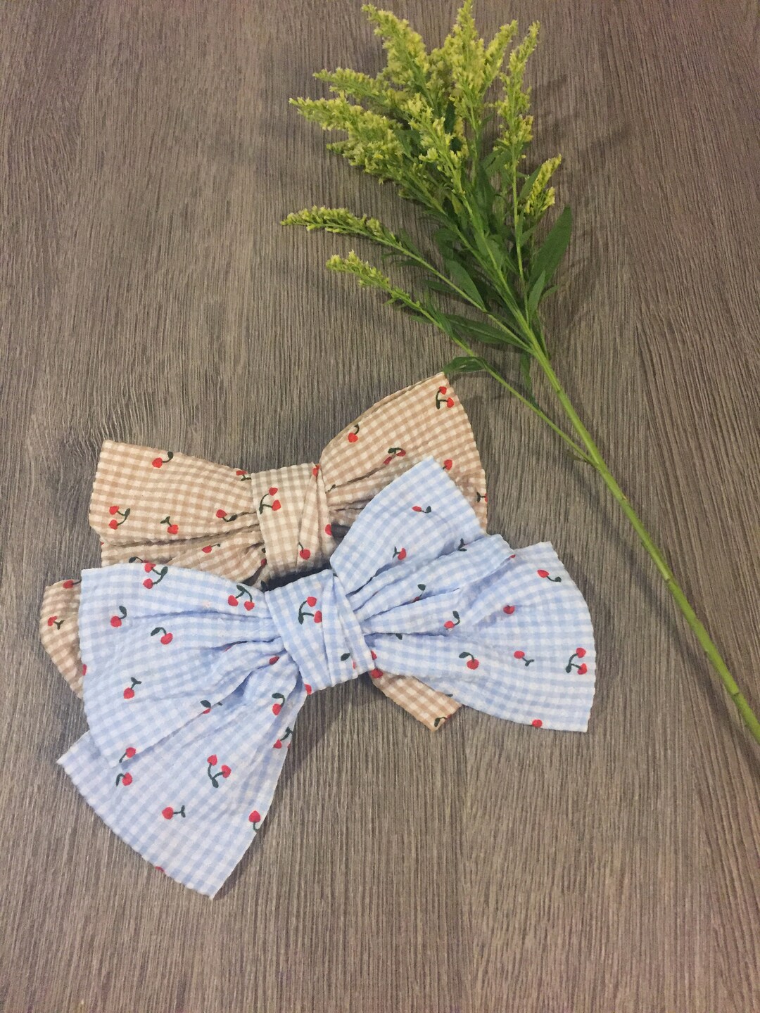 Large Cherry Bows, Adorable Bows, Girl and Women Hair Bows - Etsy