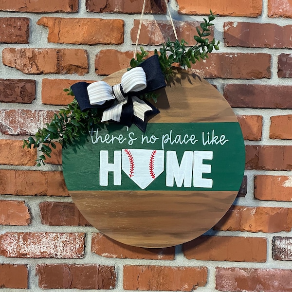 Baseball Door Sign - Etsy