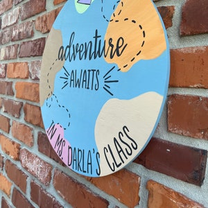 Teacher Door Hanger | Classroom Door Hanger | Custom Teacher Gift ...