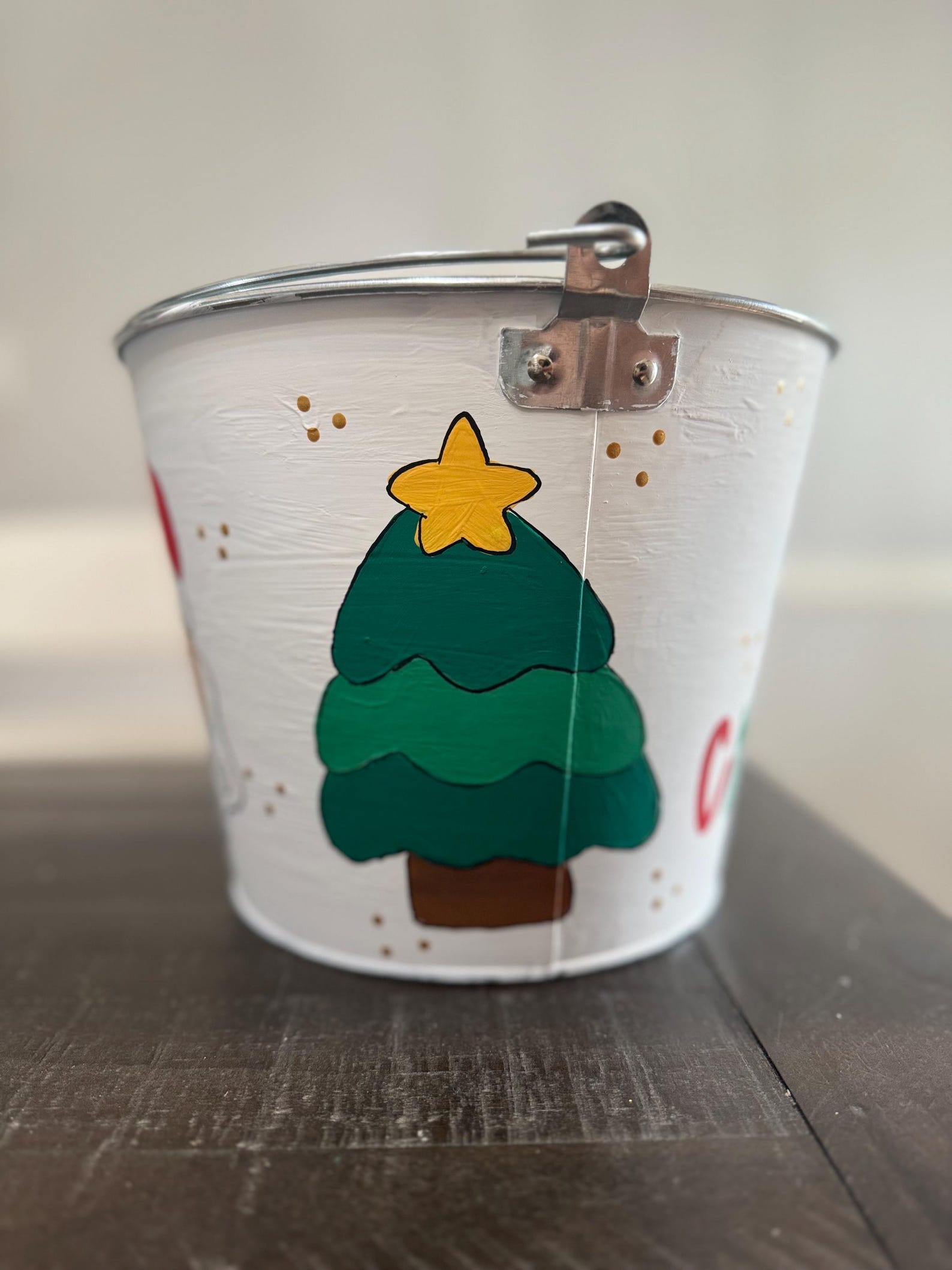 Personalized Christmas Bucket | Custom Christmas Gift | Personalized ...