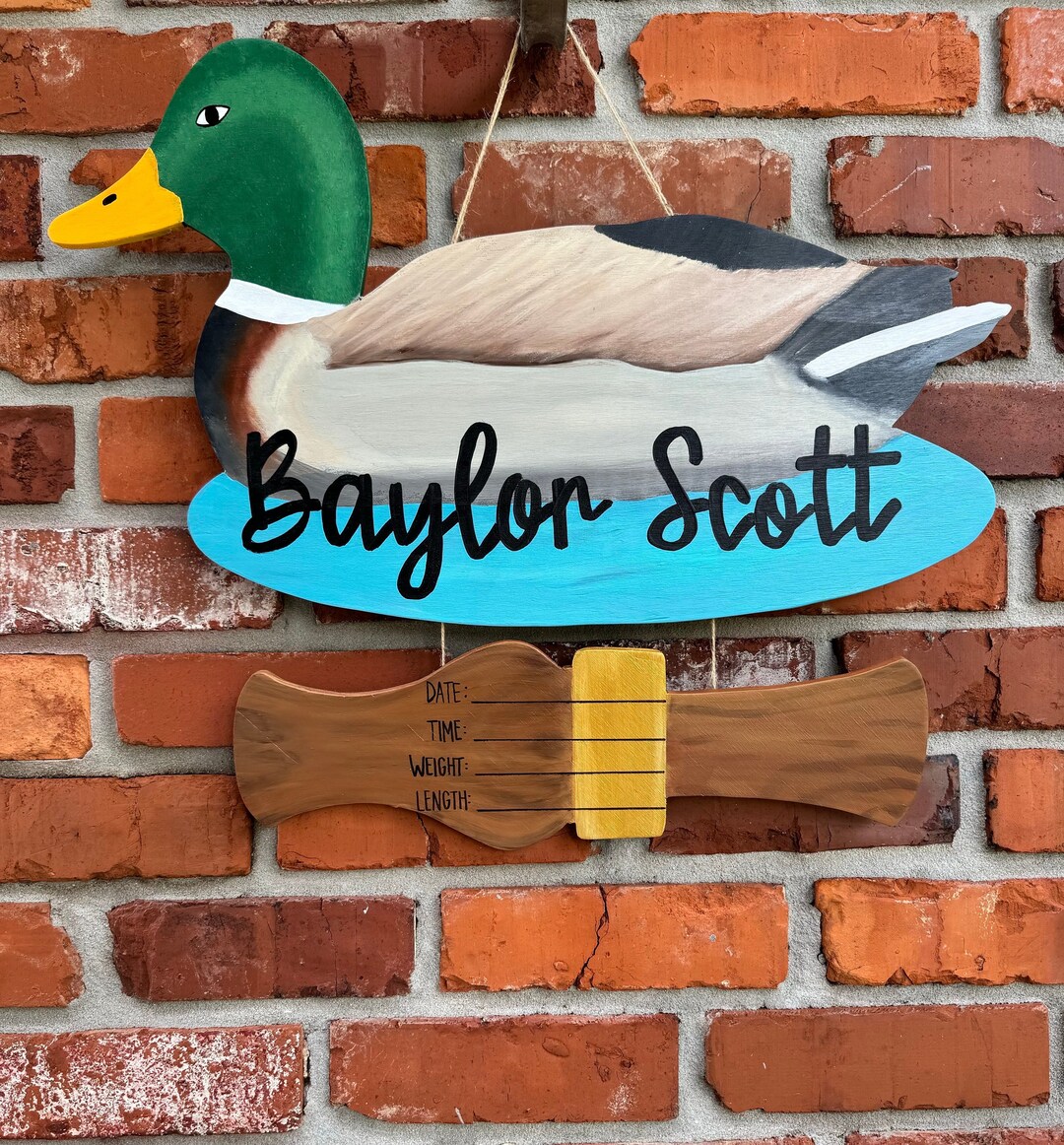 Hunting Hospital Door Hanger | Duck Baby Door Hanger | Duck Hunter Door ...