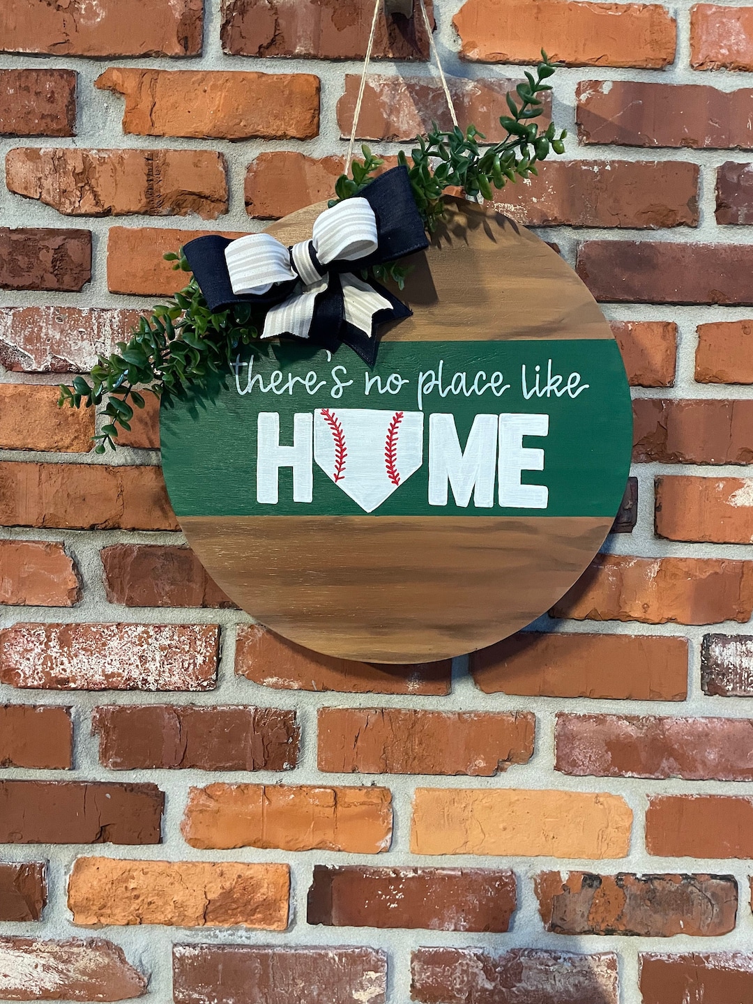 Welcome Sign Baseball | Baseball Decor | Baseball Door Hanger ...