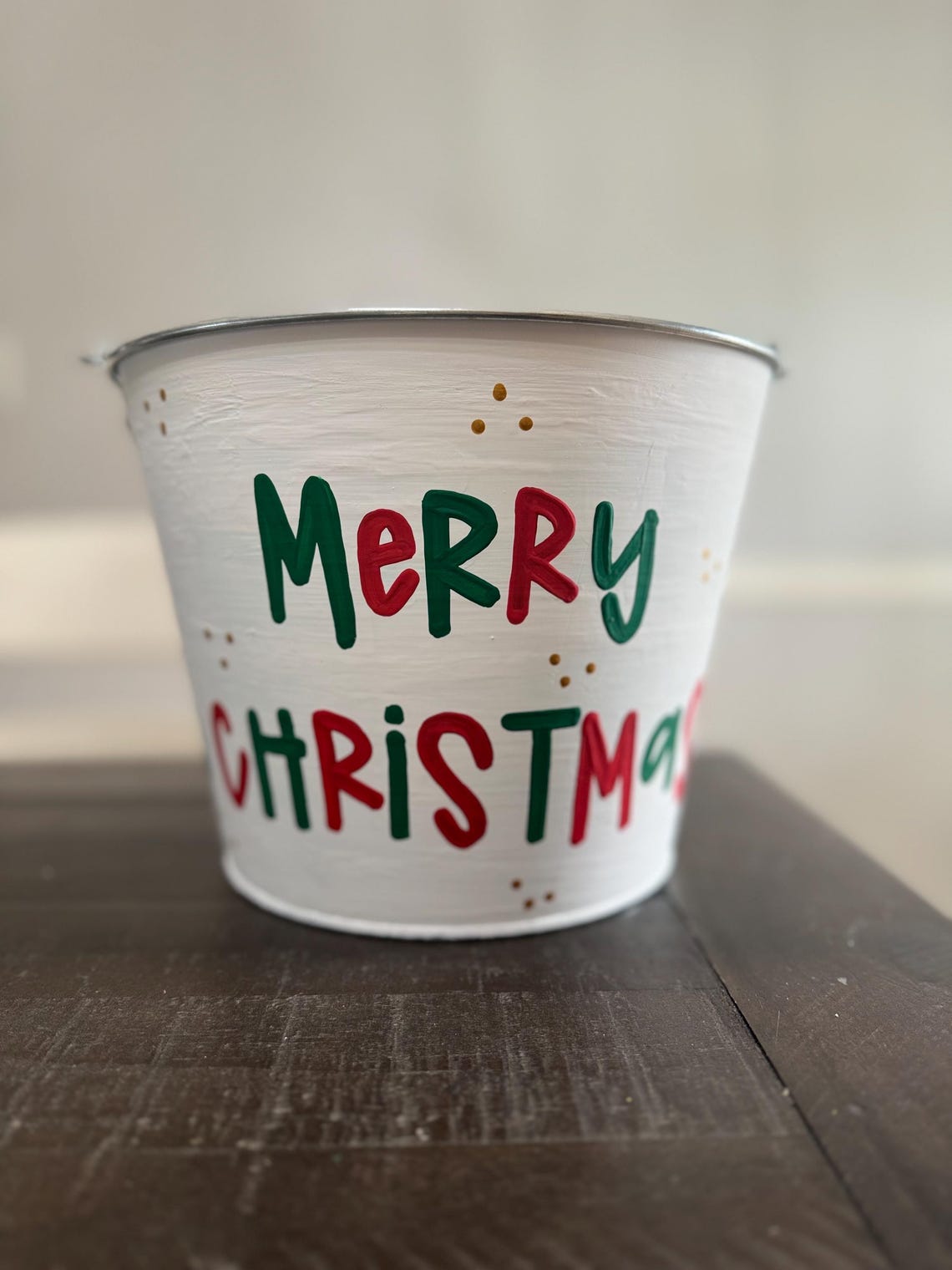 Personalized Christmas Bucket | Custom Christmas Gift | Personalized ...