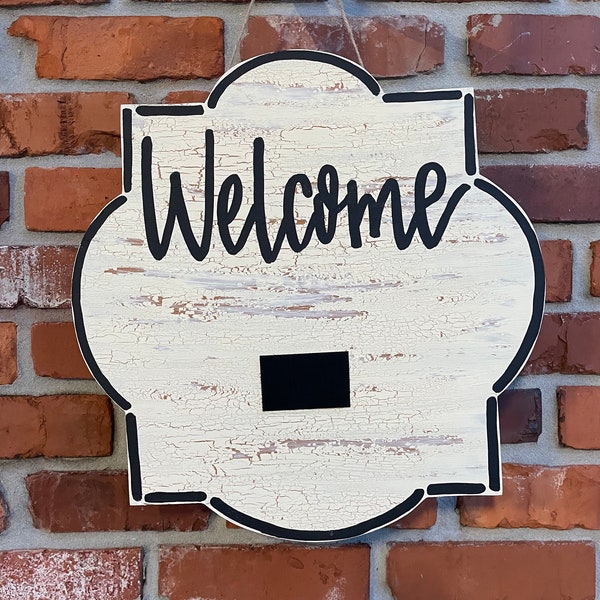 Interchangeable Welcome Sign - Etsy