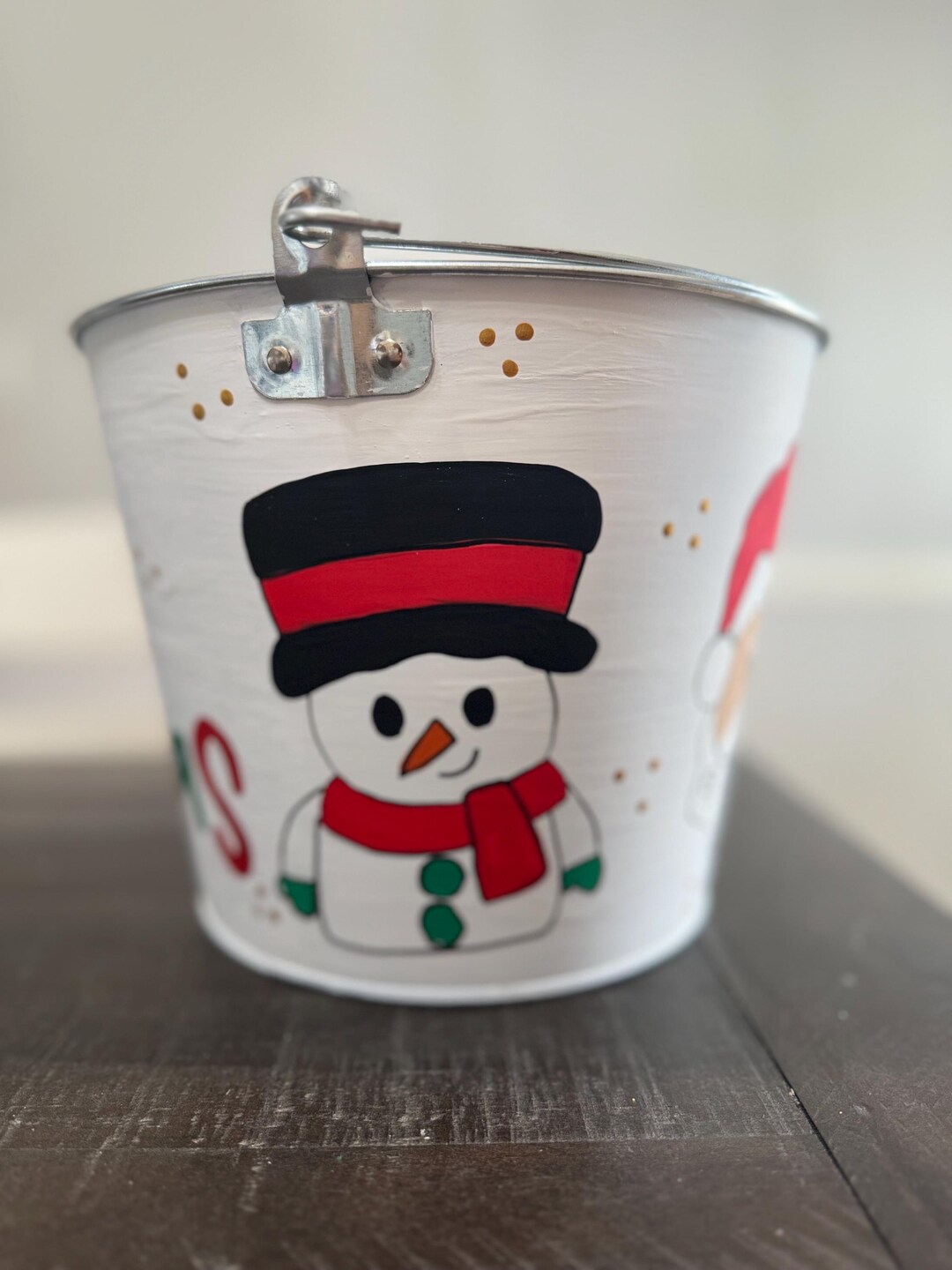 Personalized Christmas Bucket | Custom Christmas Gift | Personalized ...