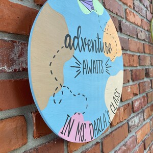 Teacher Door Hanger | Classroom Door Hanger | Custom Teacher Gift ...