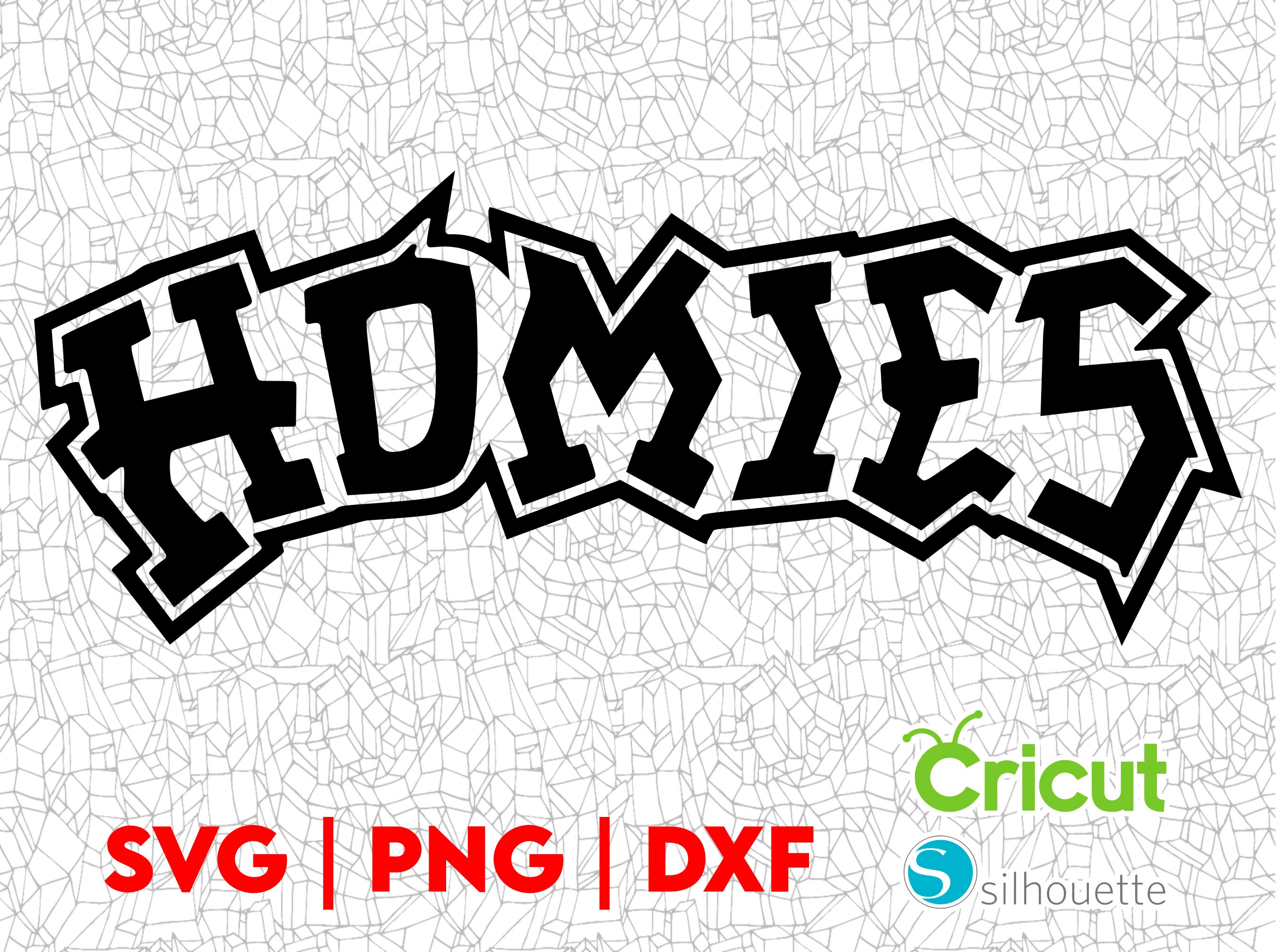 Homies Logo Design Svg Png Dxf Cricut Silhouette Great - Etsy