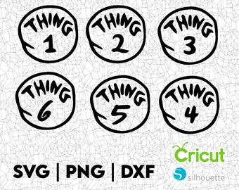 Thing 1 Printable - Etsy