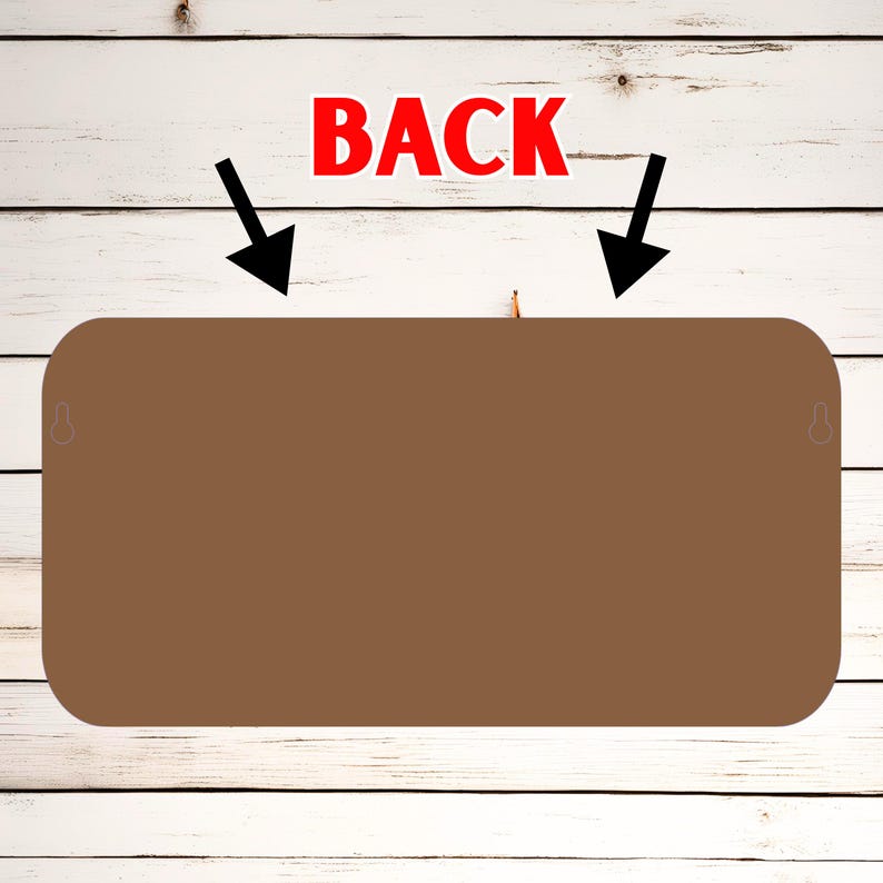 Keys Hang Here Rustic Key Wall Rack Holder Organizer 10"x5" Sublimated ...